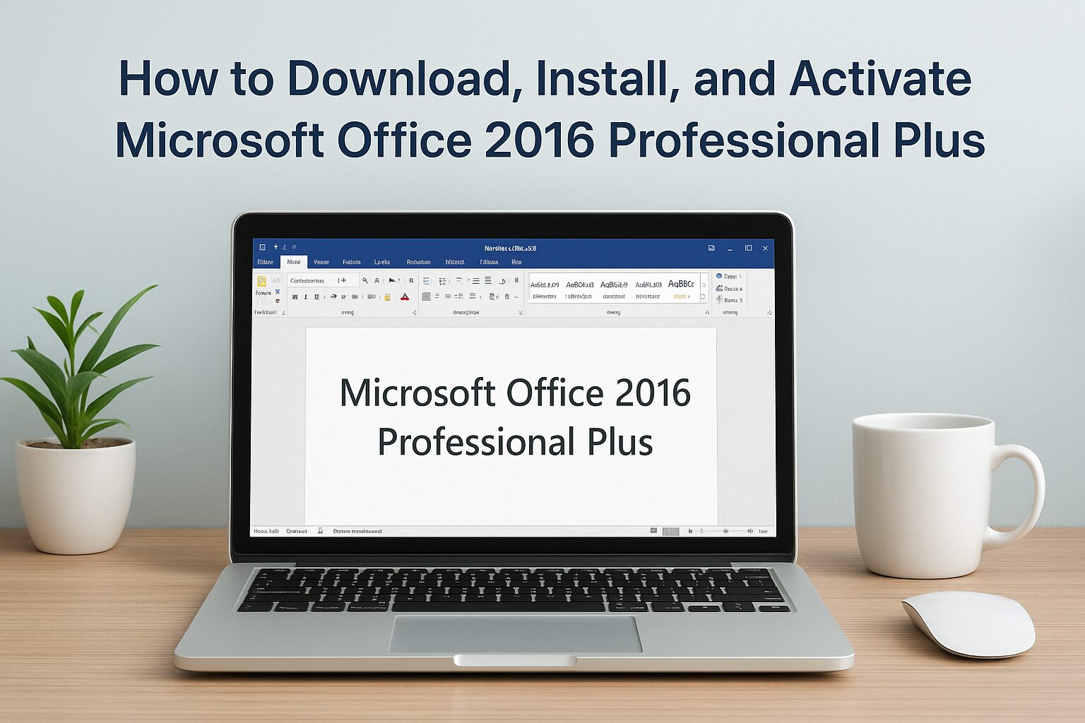 How to Install & Activate Microsoft Office 2016 Pro Plus
